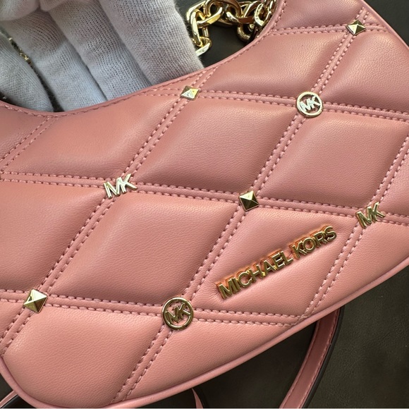 Michael Kors | Bags | Nwt Michael Kors Cora Extrasmall Quilted Shoulder ...